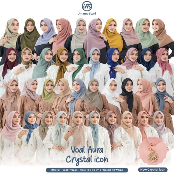 Umama Voal Aura Crystal Icon by Umama Scarf - Umamascarves